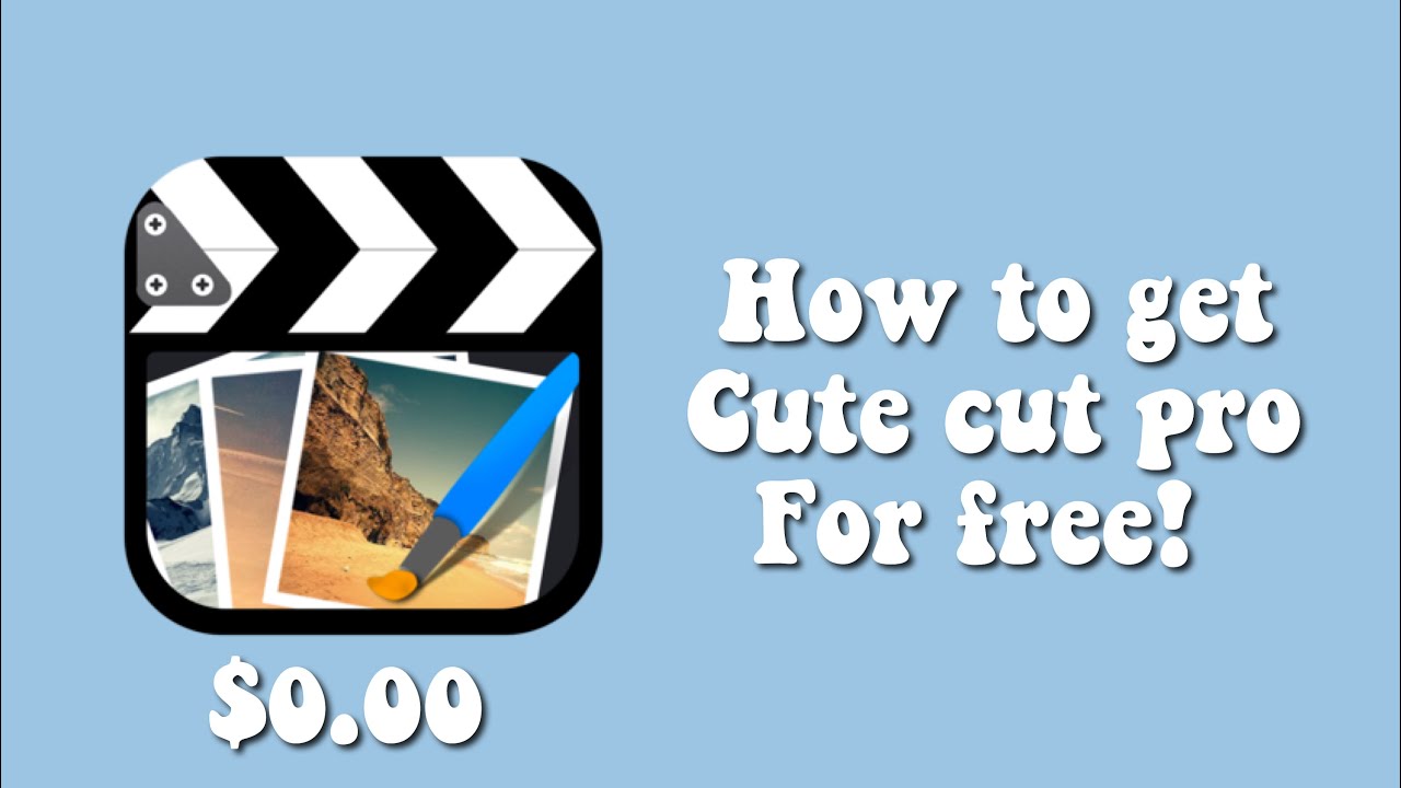 How to get Cute Cut Pro For free - YouTube