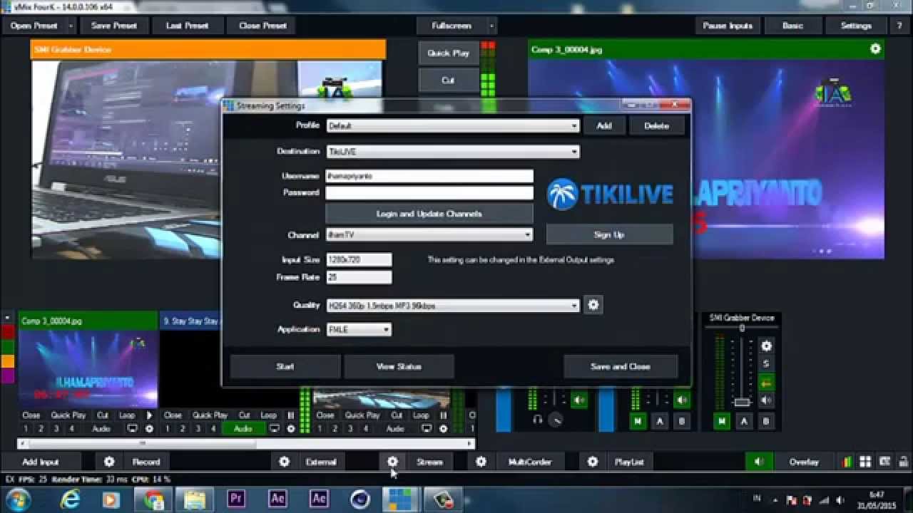 Vmix live video streaming green fix - underbpo