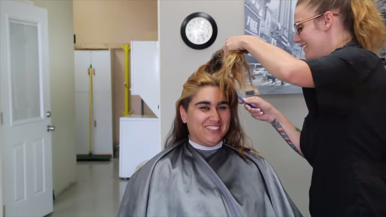 Brianna LV - Pt 2: Flat Top at Barber Shop (Free Video) - YouTube