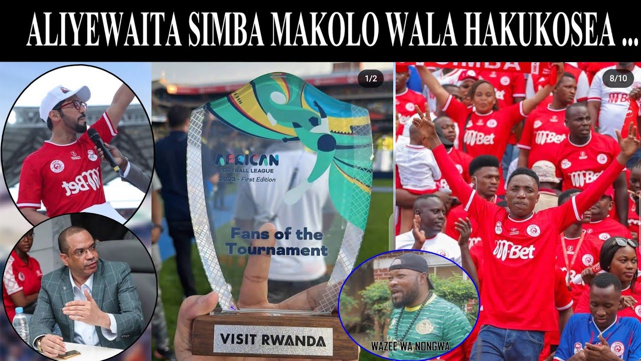 "ALIYEWAITA SIMBA..MAKOLO HAKUKOSEA ... UNAPEWAJE TUZO YA MAGUMASHI ...