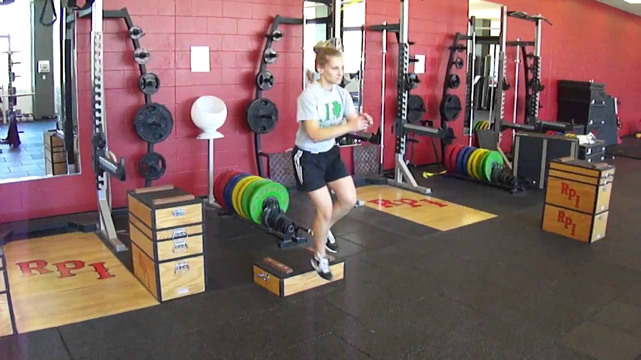 Box Drop to Same Leg Landing - YouTube