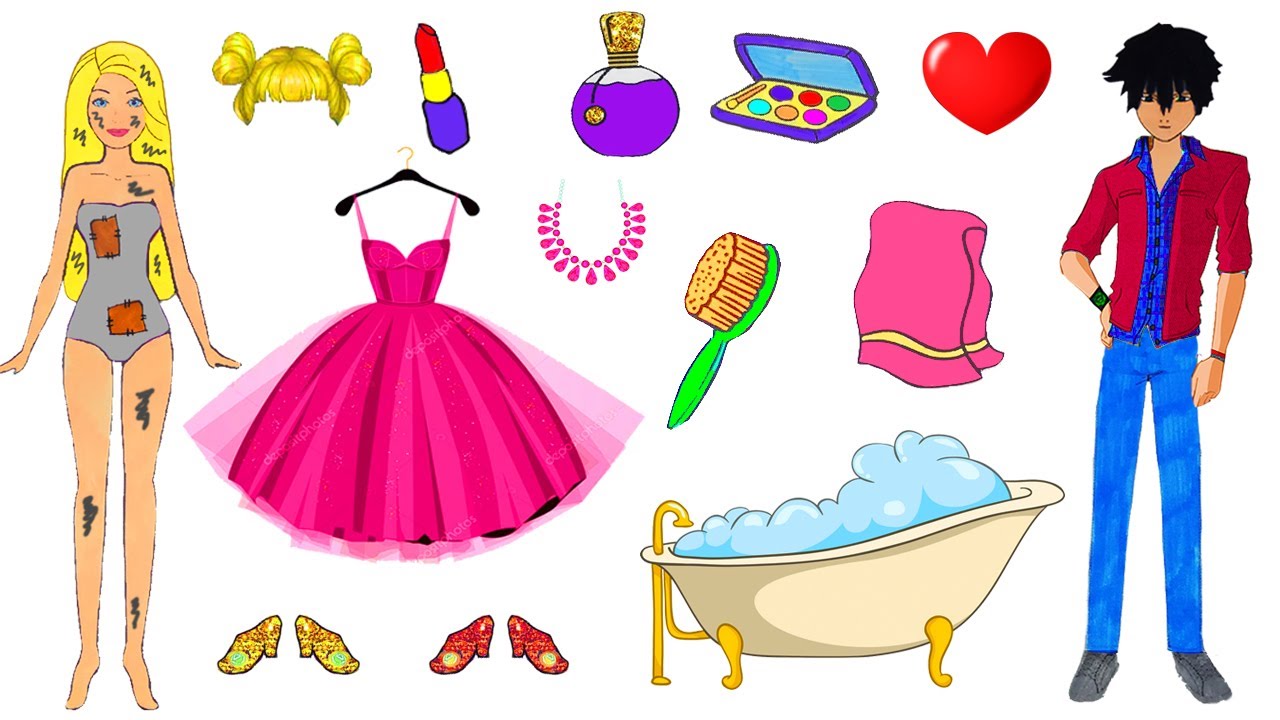 PAPER DOLLS DRESS UP HANDMADE QUEIT BOOK COSTUMES DRESSES FOR DATE ...