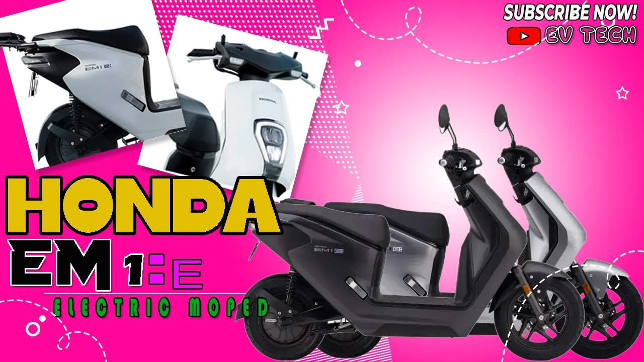 HONDA EM1E ELECTRIC SCOOTER - Skuter Listrik Pertama Honda di Eropa | EV TECH - YouTube