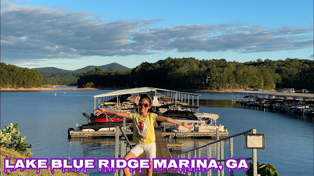 Lake Blue Ridge Marina GA | Pemandangan Wisata danau buatan Amerika # ...