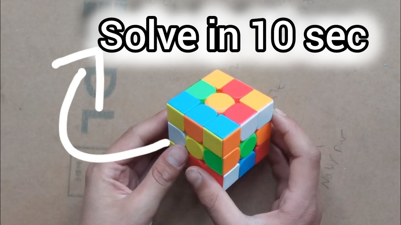 How to Solve Rubik's cube in 10 seconds: advance cfop method: - YouTube