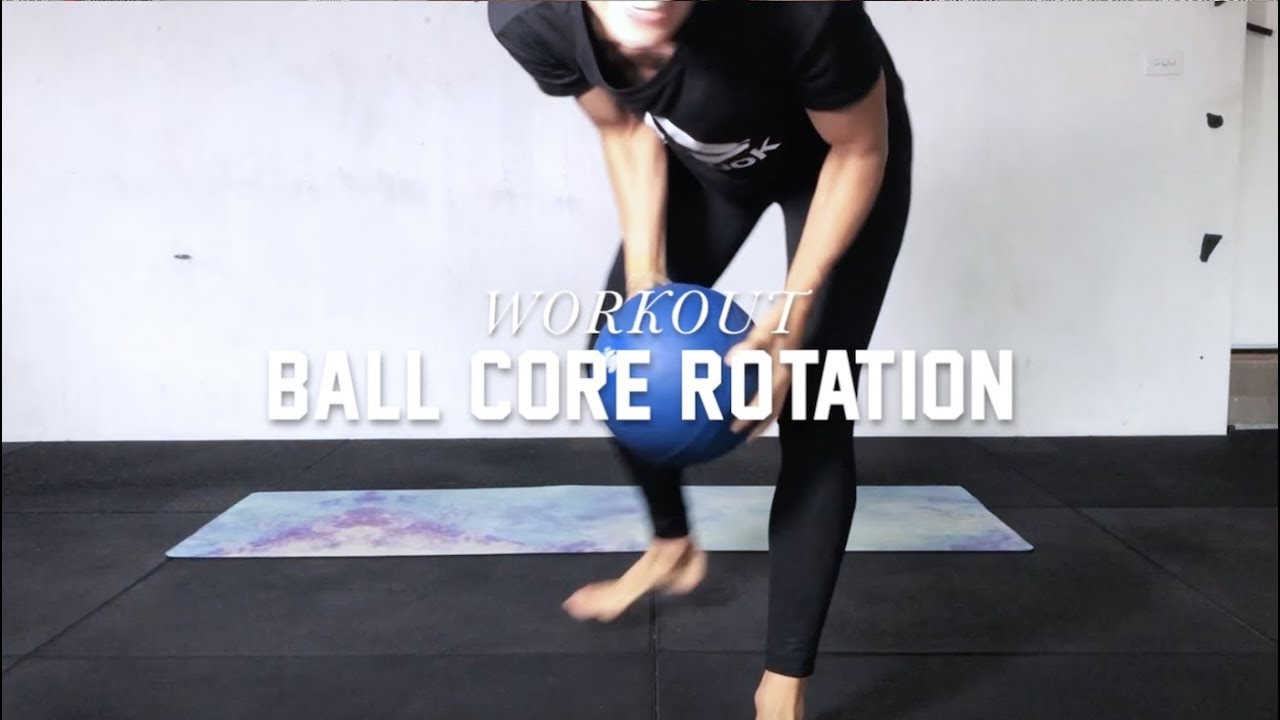SURF STYLE TRAINING - Ball Core Rotation - YouTube