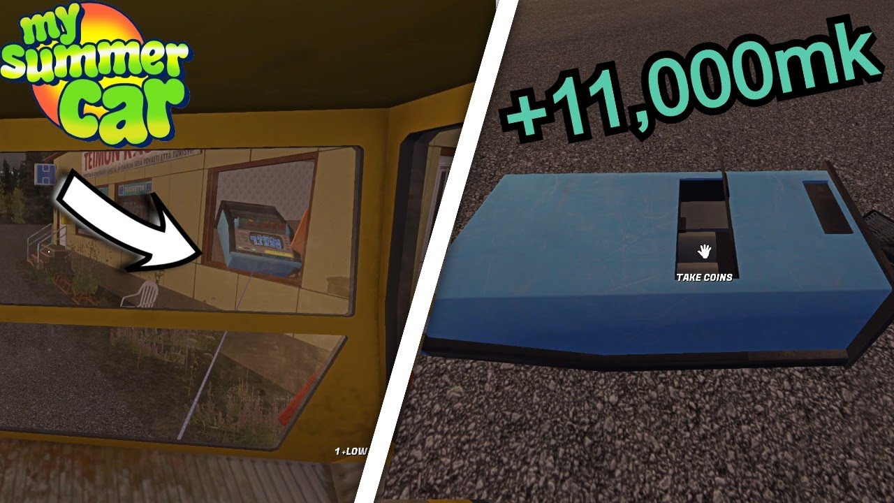How To Steal The Poker Machine From Teimo's Pub | My Summer Car - YouTube