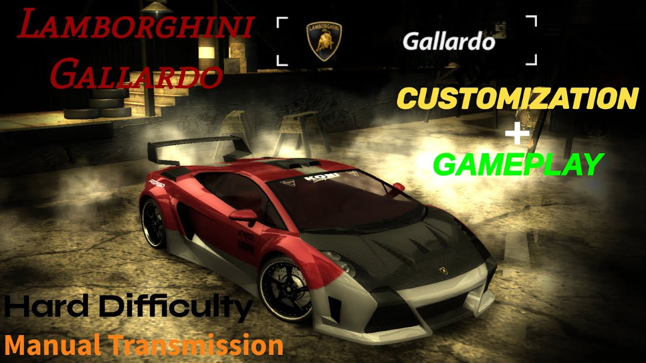 NFS Most Wanted 2005 | Gallardo | Customization and Gameplay | Hard ...