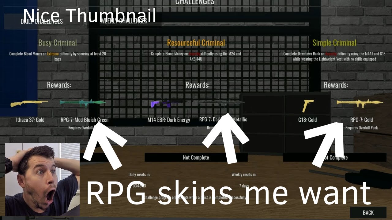 Weekly Challenges.[RPG Skins Challenges] Notoriety [ROBLOX] - YouTube