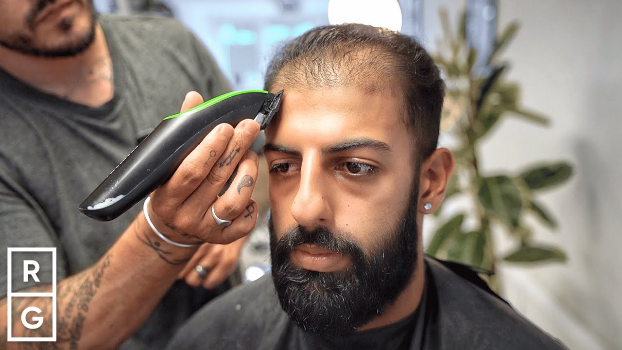 Haircut to TRANSFORM His THINNING Hair on Top - SAVE or SHAVE?! - YouTube