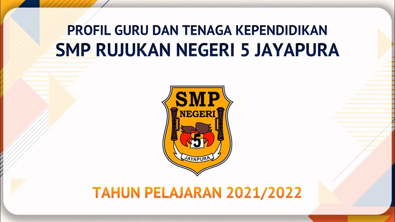 PROFIL GURU SMP NEGERI 5 TAHUN 2021 - YouTube