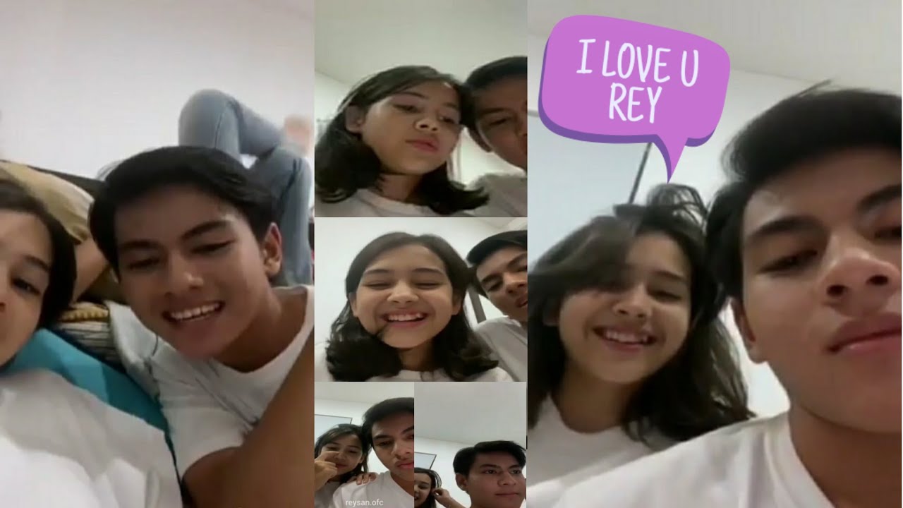 SANDRINA SERING BILANG I LOVE U KE REY? live instagram sandy & rey ...