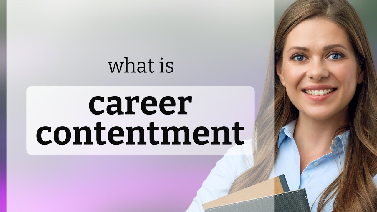 Finding Career Contentment: A Guide to Fulfillment in Work - YouTube