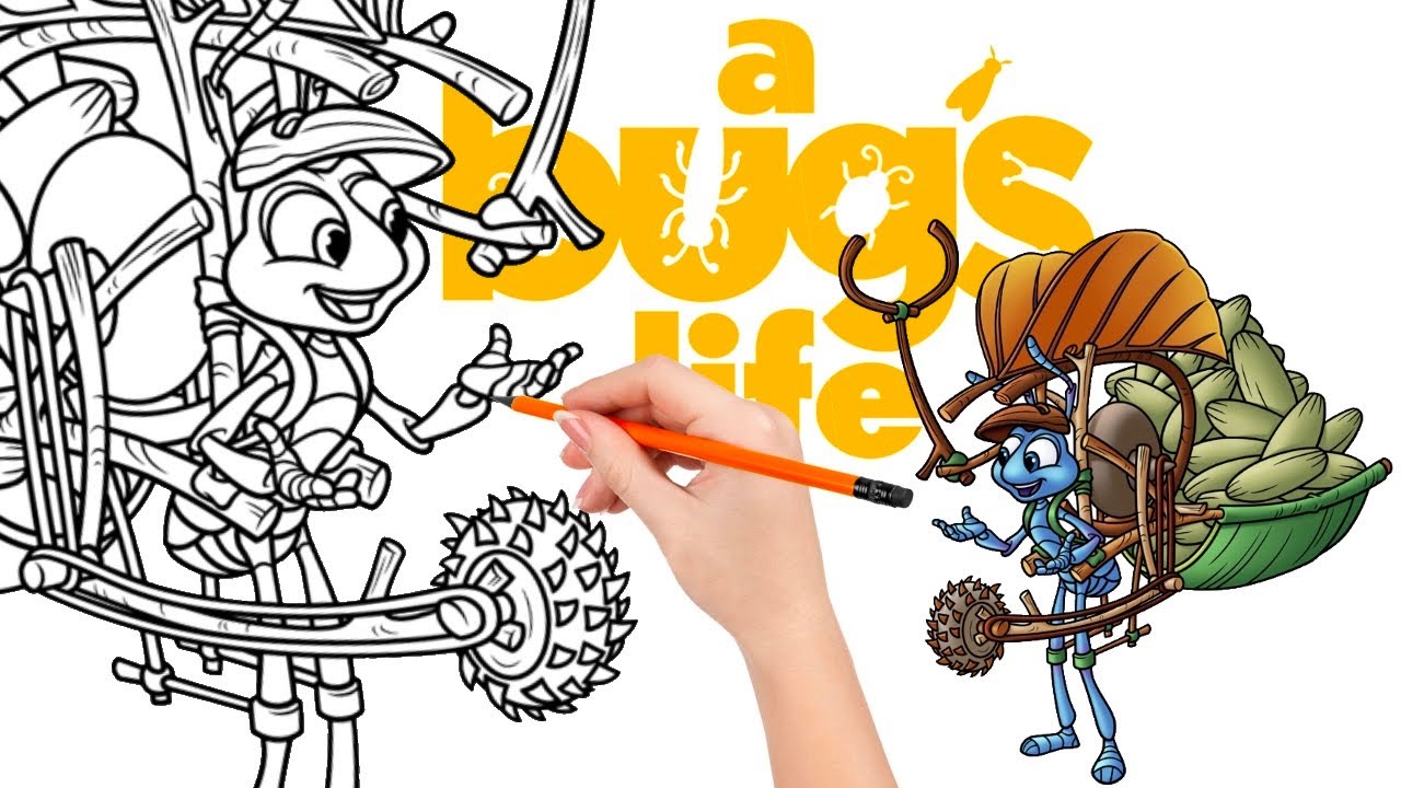 How to draw Flik, a nerdy, intuitive, inventive and courageous ant - A ...