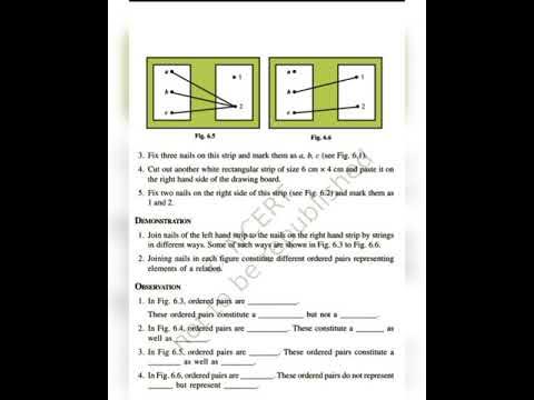 Activity to distinguish between relation and function | class 11 maths - YouTube