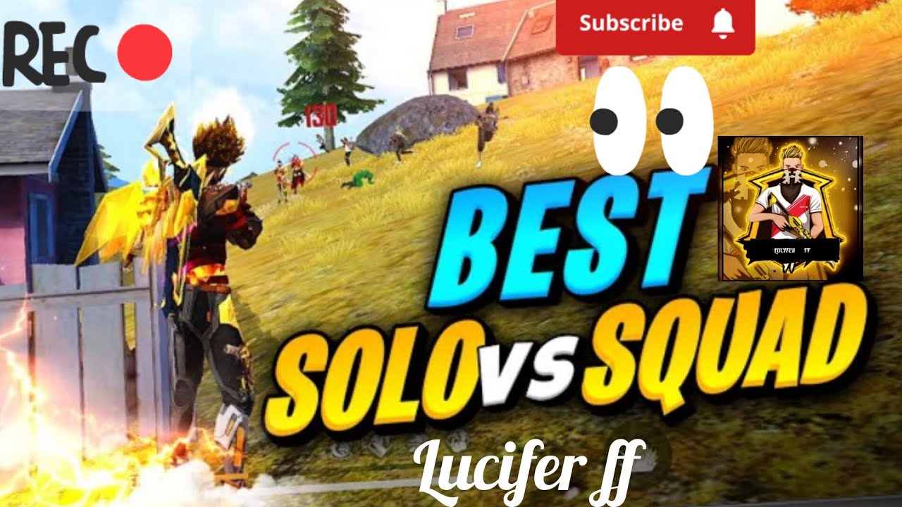 SOLO VS SQUAD MY BEST 19KILLS GRANDMASTER LOBBY #luciferff#freefire ...