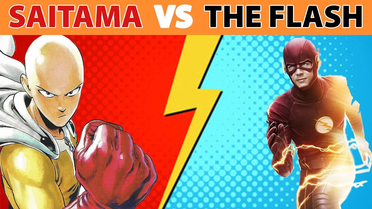 Saitama VS The Flash - THE FASTEST MAN ALIVE (Saitama vs Every Hero ...