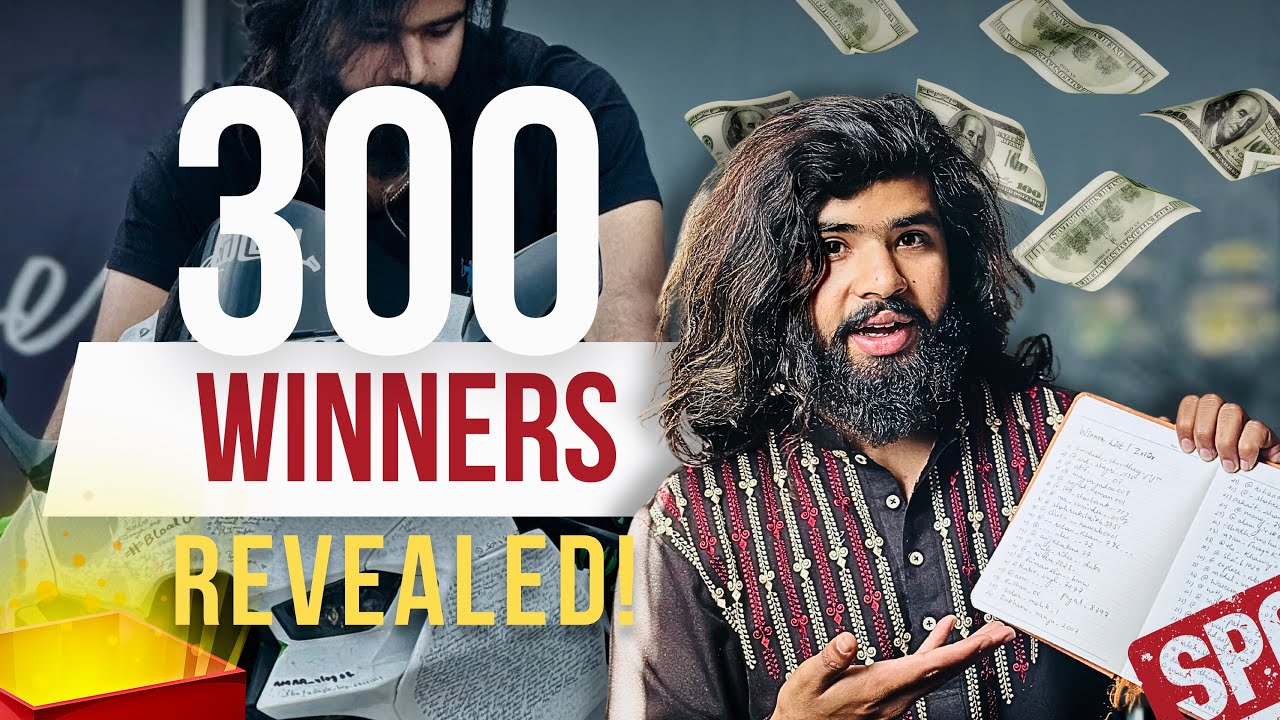 Finally 300 Winners Reveal Krdiye 🏆😍 - YouTube