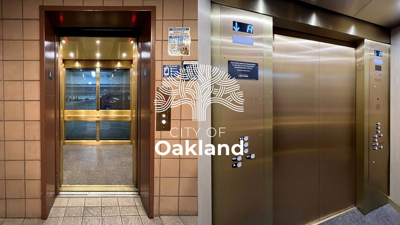 Amtech Hydraulic Scenic [Palm Court] Elevator - Oakland City Center - Oakland, CA - YouTube