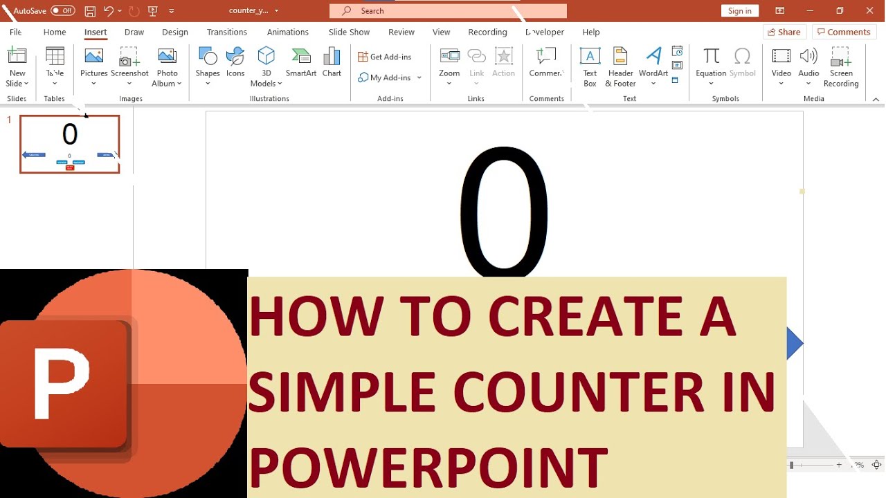 How To Create A Simple Counter Using MACRO In PowerPoint Microsoft Office 365 2019 2016 2010 how-to-create-a-simple-counter-using-macro-in-powerpoint-microsoft-office-365-2019-2016-2010