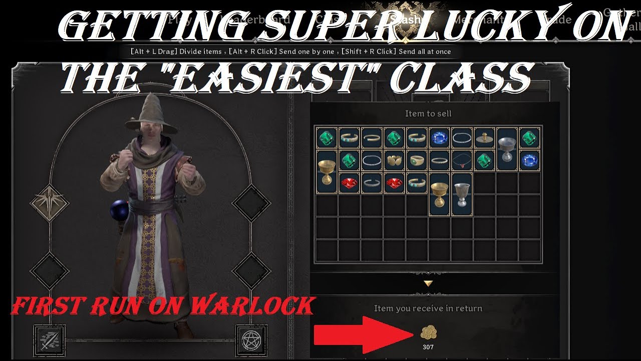 Playing the "Easiest" Class | Dark and Darker - YouTube