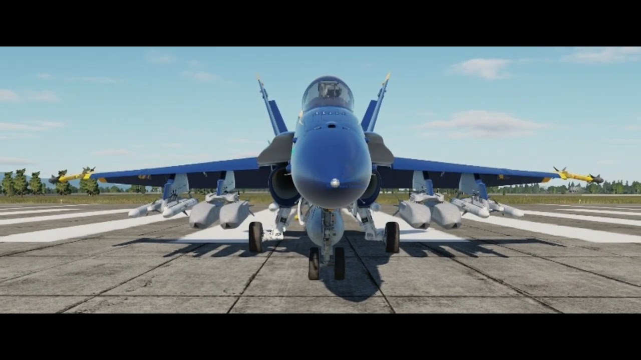 My first edit (F18 legacy hornet) - YouTube