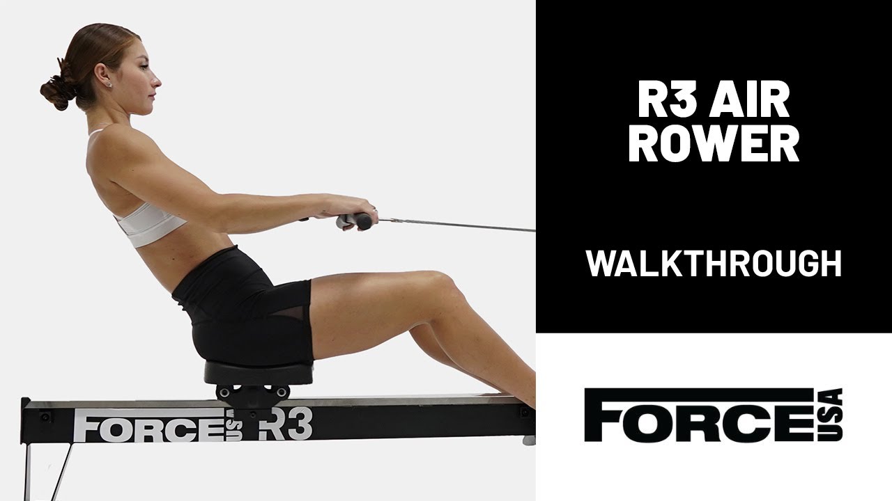 Force USA R3 Air Rower Walkthrough - YouTube