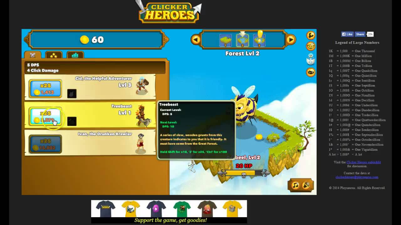 Lets play Clicker Heroes Ep1 A cookie clicker like rpg browser game ...