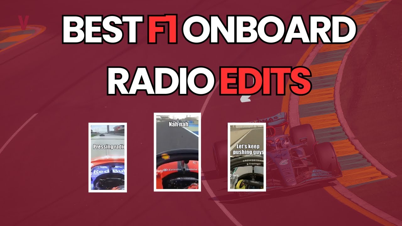 Best F1 On Board Radio Edits | Compilation #1 | VNTMD - YouTube
