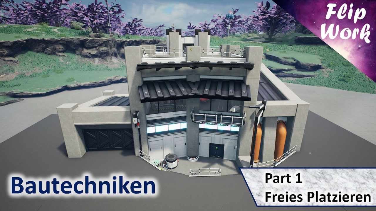 Satisfactory Bautechniken Part 1 (freies Platzieren) | Tutorial - YouTube