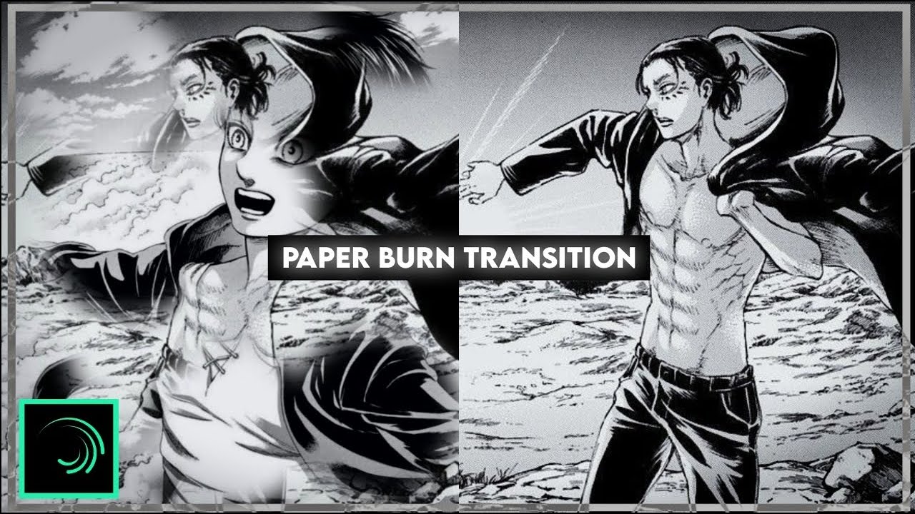 PAPER BURN TRANSITION | Alight Motion - YouTube