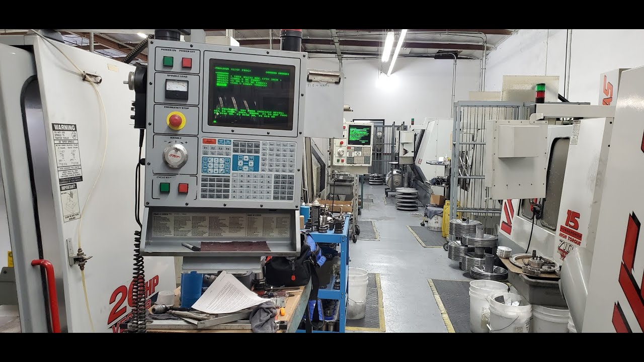 Retrofit monitor for HAAS CNC Machine - YouTube