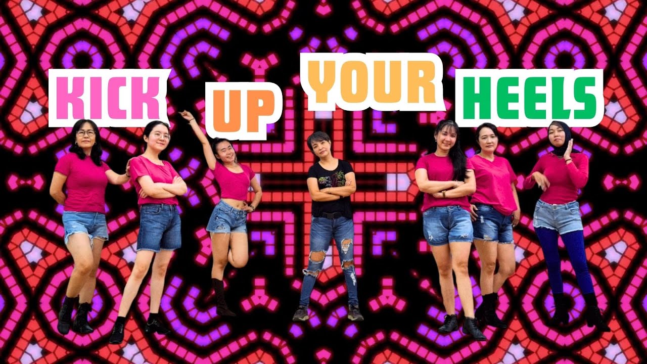 Kick Up Your Heels Line Dance - YouTube