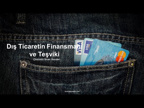 Dış Ticaretin Finansmanı ve Teşviki Dersi Çözümlü Sınav Soruları ...