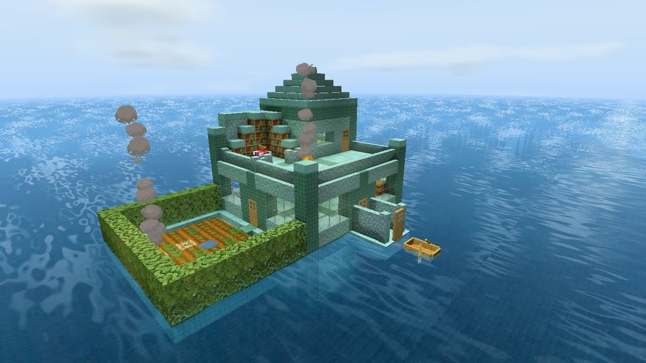 Minecraft Ocean House Tutorial - YouTube