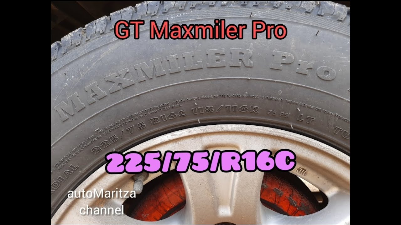 225/75/R16 GT Maxmiler Pro Ban Mobil Elf - YouTube