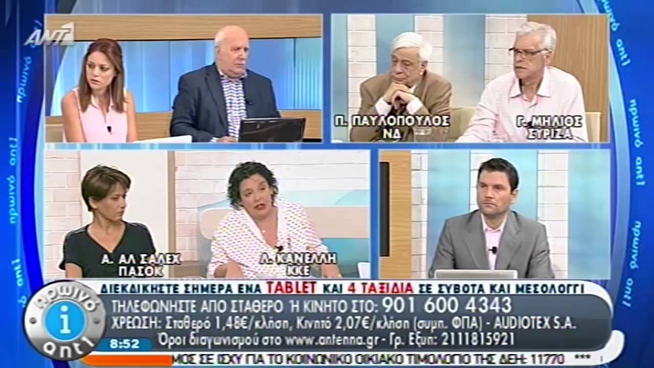 Η ΛΙΑΝΑ ΚΑΝΕΛΛΗ ΣΤΟΝ ΑΝΤ1 - YouTube