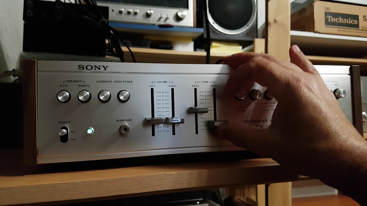SONY TA-1070. Тест 2 - YouTube