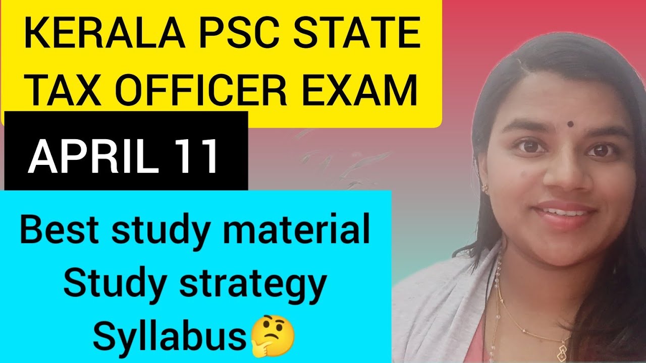 KERA PSC STATE TAX OFFICER EXAM BEST STUDY MATERIAL|KERALA STATE TAX ...