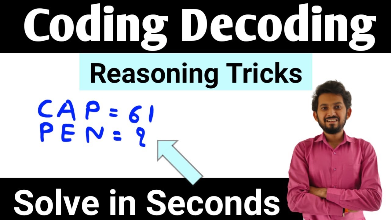 Coding Decoding Reasoning Tricks Reasoning Classes Ssc Banks 0837