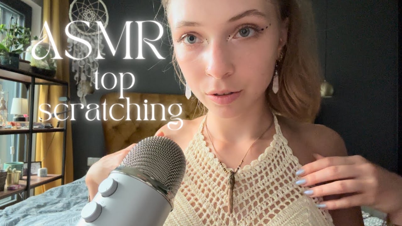 ASMR • top scratching & collarbone tapping 🌞 (& jewellery tapping) - YouTube