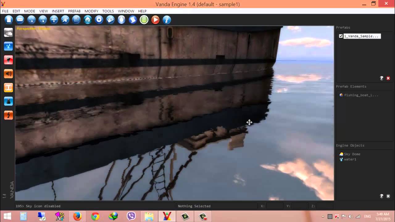 Water in Vanda Engine - YouTube
