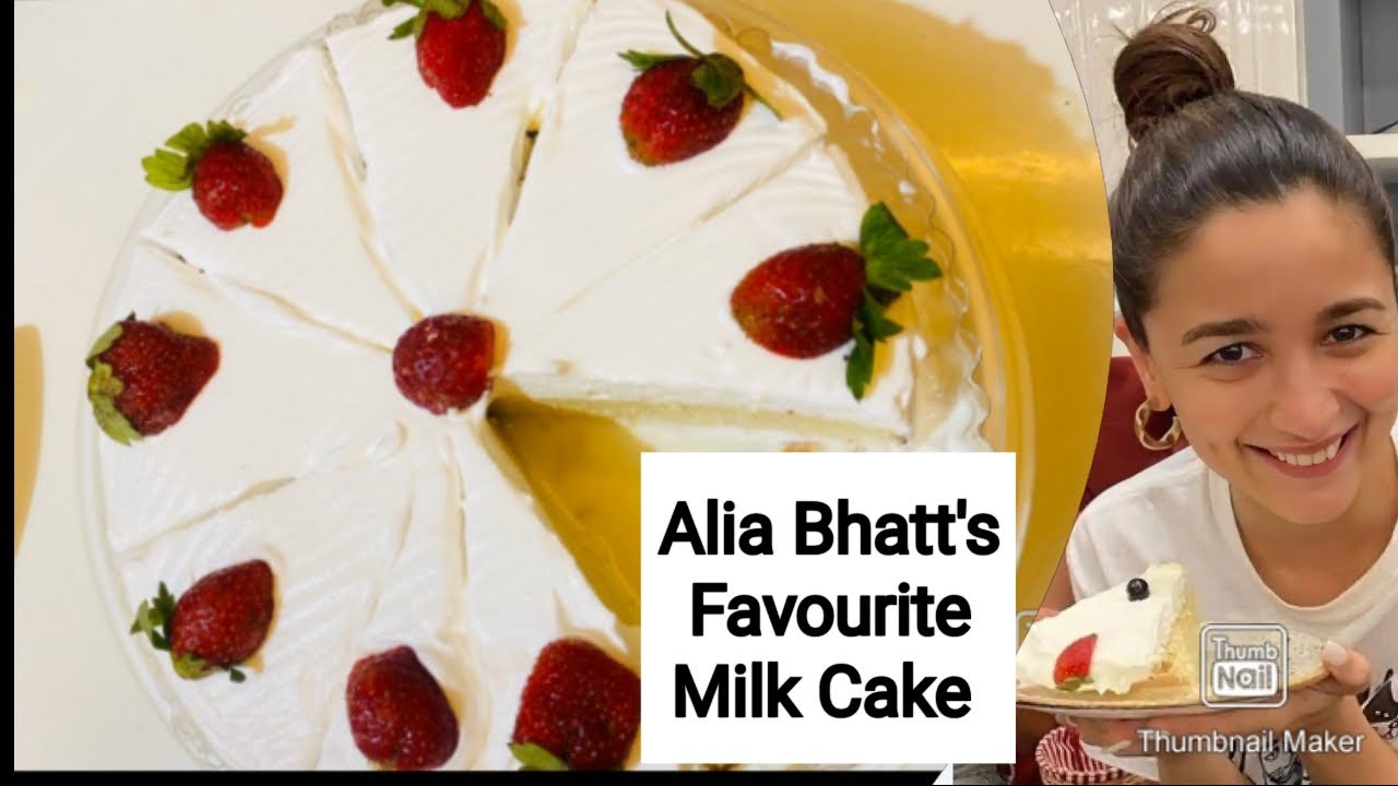 Alia Bhatt's Favourite Milk Cake Recipe 🍰 Trending Milk cake 😋 - YouTube