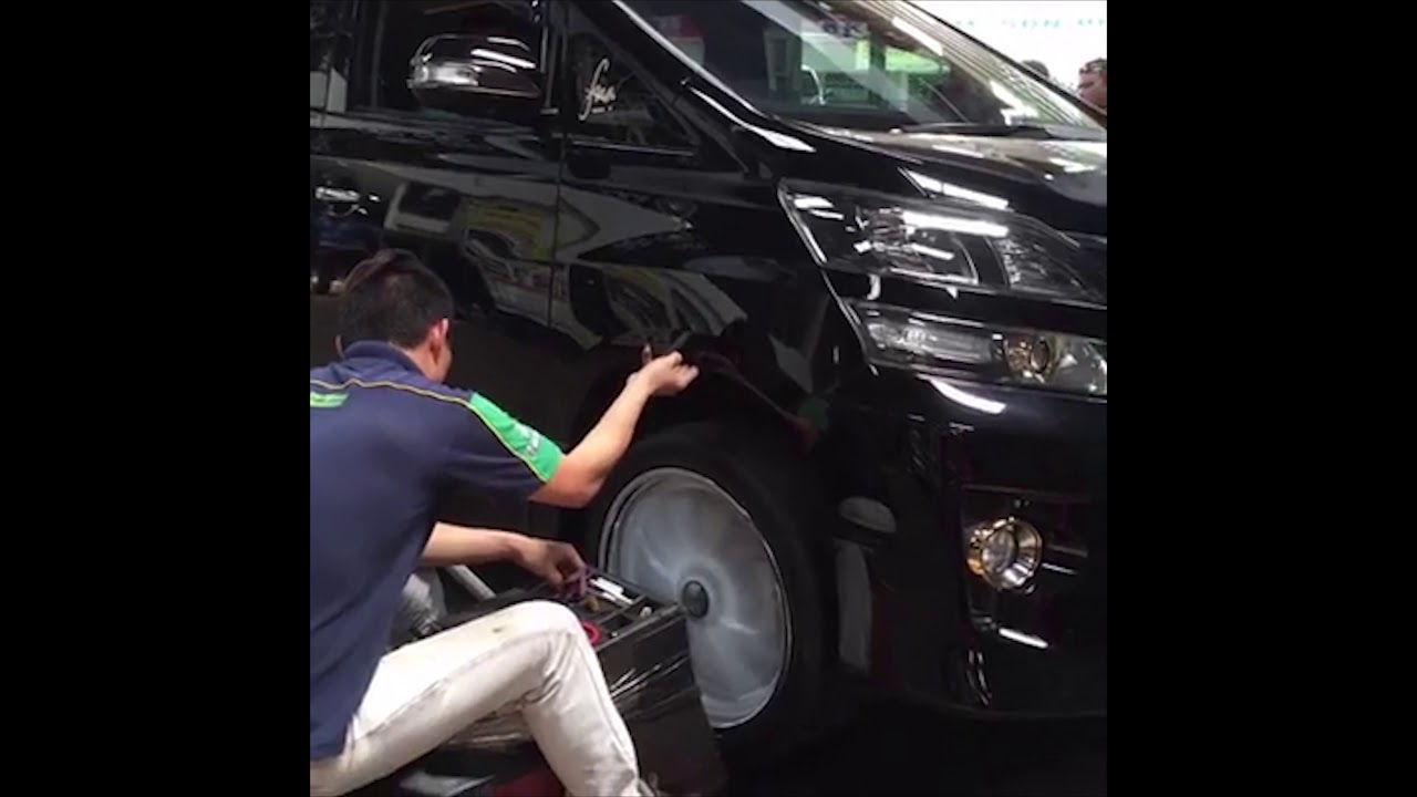 Toyota Alphard Vellfire AH20 MPV Rim Tire On Wheel Balancing to Reduce ...