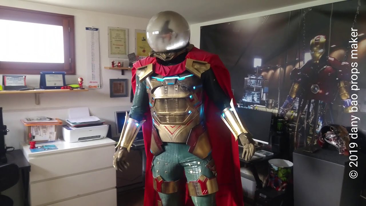 DANY BAO - Mysterio spider man far from home costume cosplay, full ...