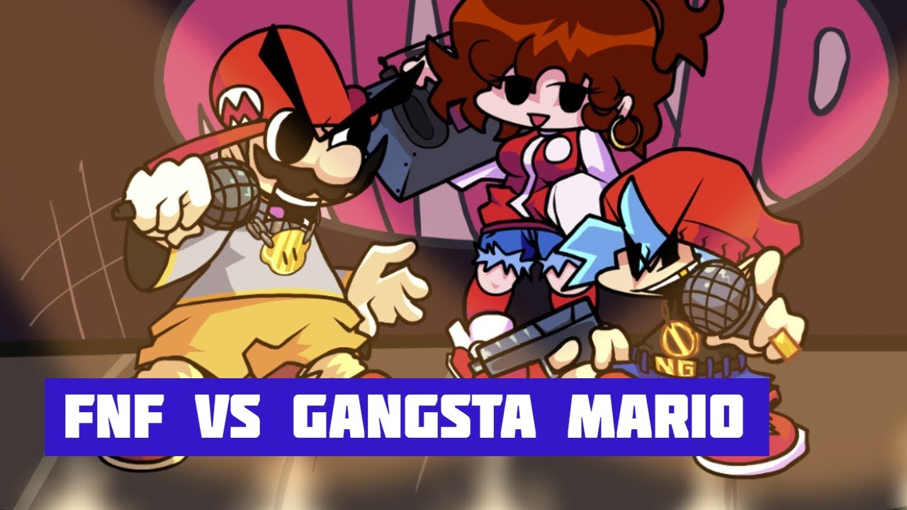 Fnf Gangsta Mario