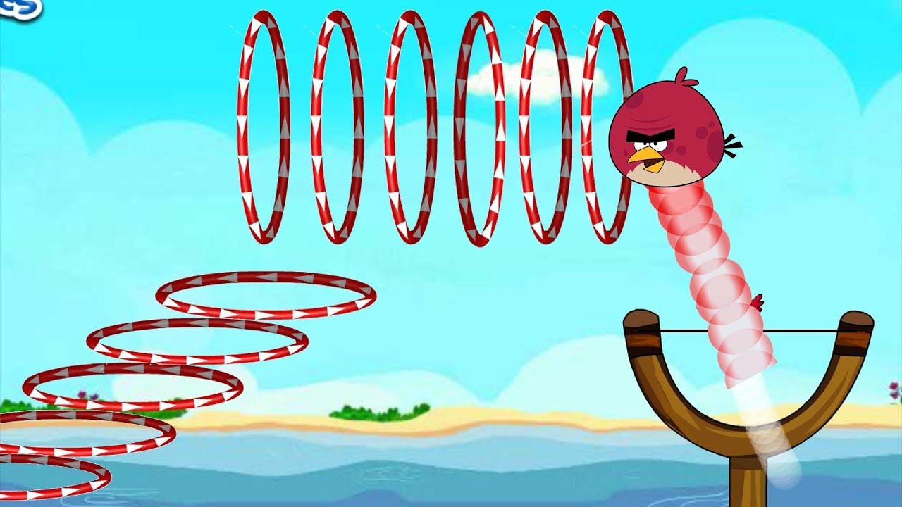 Angry Birds Slingshot Fun 2 - SHOOTING GAME! TAKE RED THROUGH ALL ...