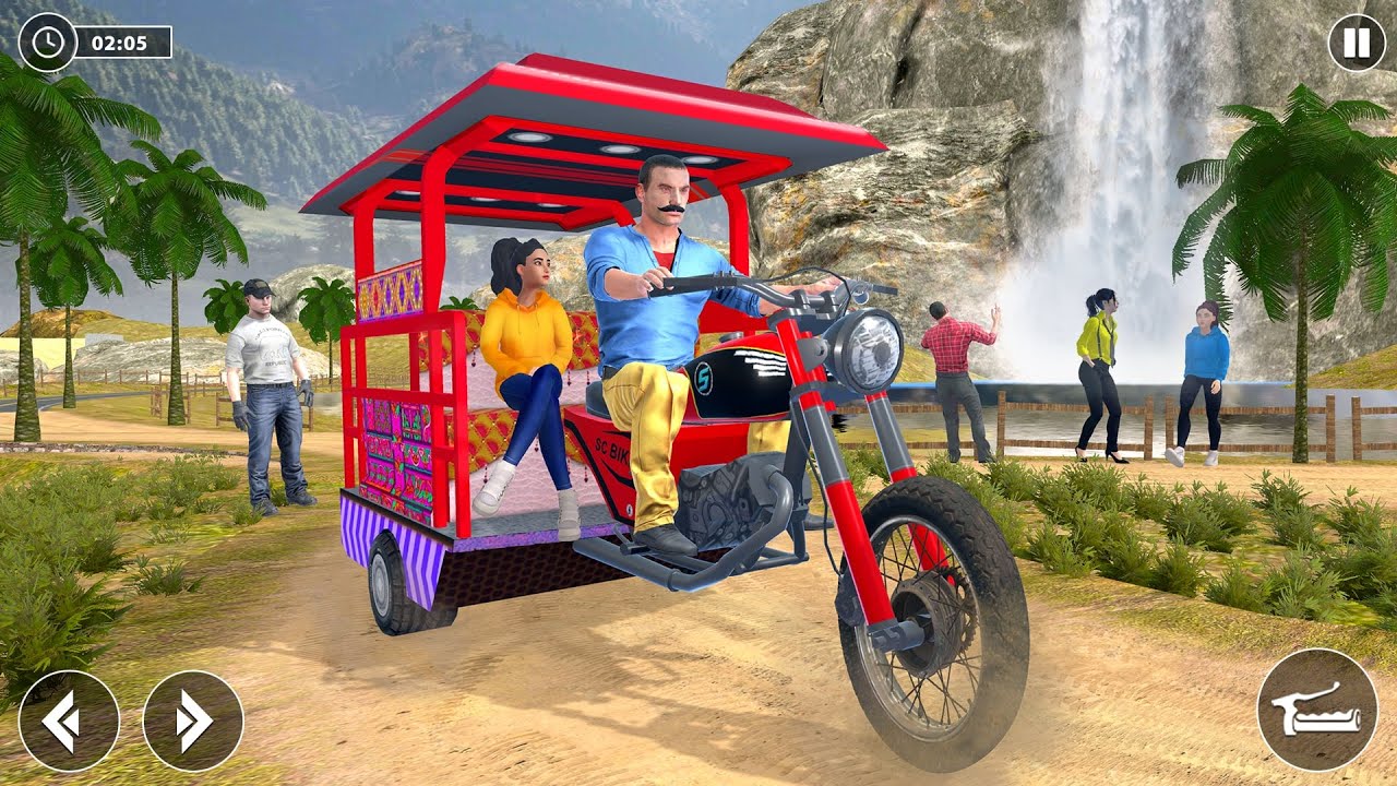 Modern Auto Rickshaw Driver 3D - Android Game play - YouTube