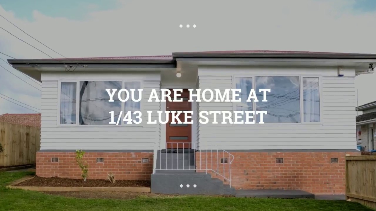 YOU ARE HOME AT 1 43 LUKE STREET - YouTube