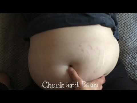 A Big Fat Stretch-Marked BBW [Belly Play]